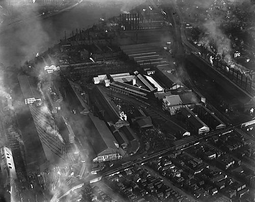 Aerial View of the Homestead Steel Works | Historic Pittsburgh