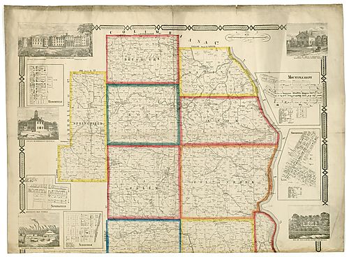 Map of Jefferson County, Ohio - Sheet 1 of 2 | Historic Pittsburgh